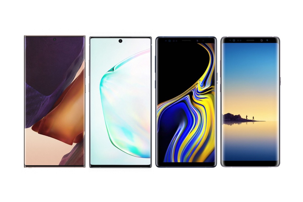 Samsung Galaxy Note20 Ultra vs. Note10+, Note9 a Note8 – Tak jde čas s rodinou Note | mobilenet.cz