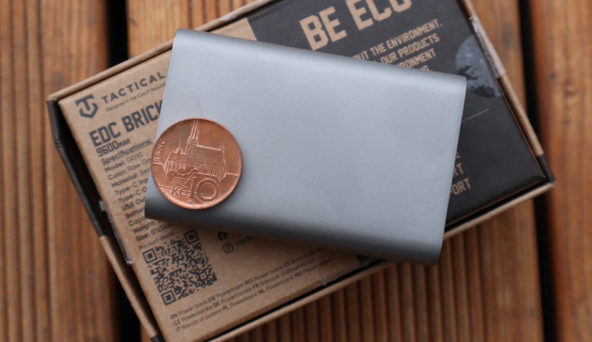 Recenze Tactical EDC Brick 9600mAh – Ať žije ocel! | mobilenet.cz