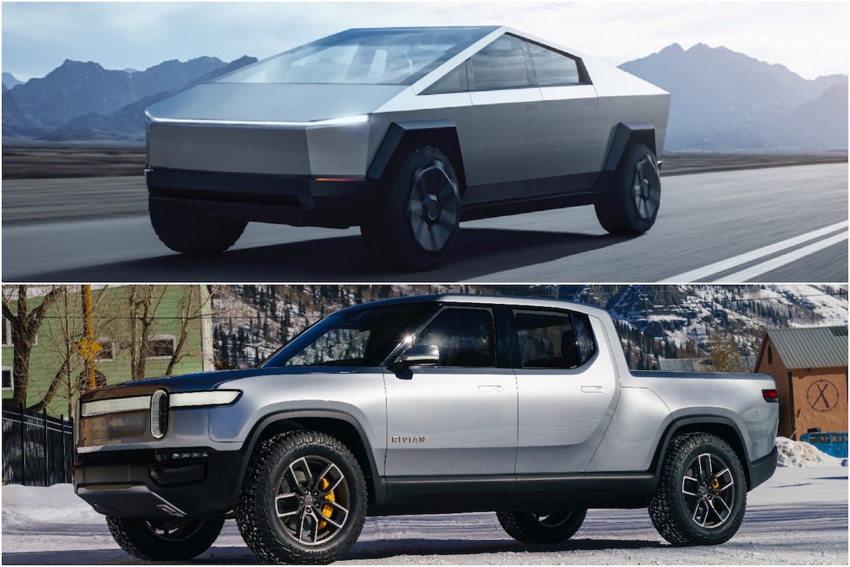 Tesla Cybertruck vs. Rivian R1T: upřednostníte peníze, nebo designovou ...