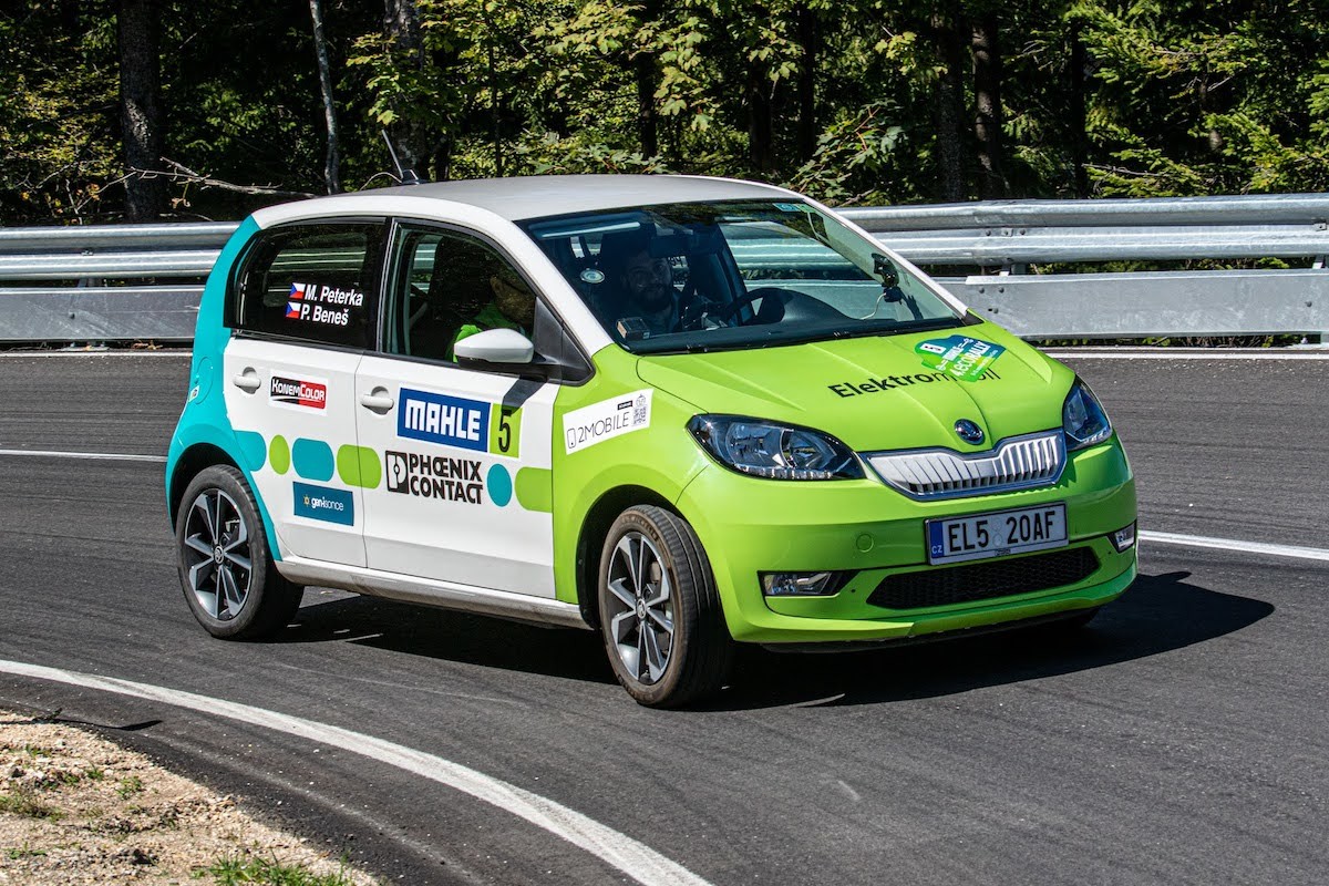 Elektromobilem Škoda Citigo iV na horskou eco rally ve Slovinsku a zpět ...